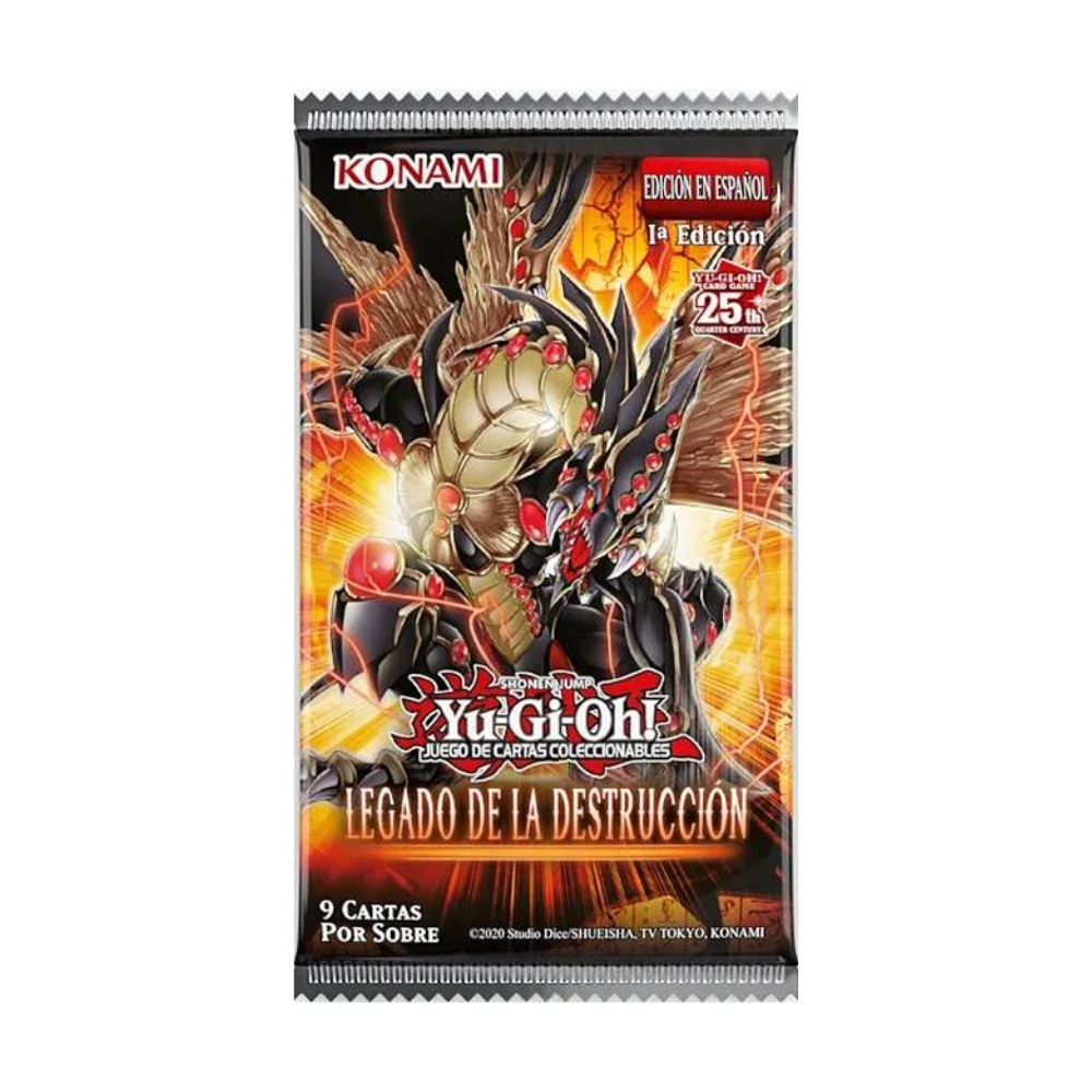 TCG Yu Gi Oh - Legado de Destruccion 1ra Edicion - Sobre (Español ...