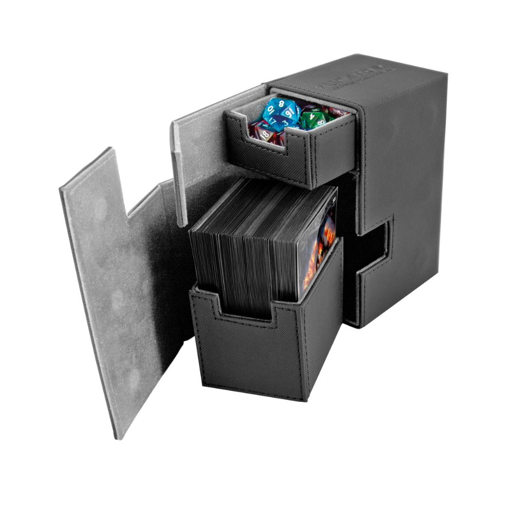 Accesorio TCG - Xenoskin Flip and Try Negro - Estuche para 80 Cartas ...
