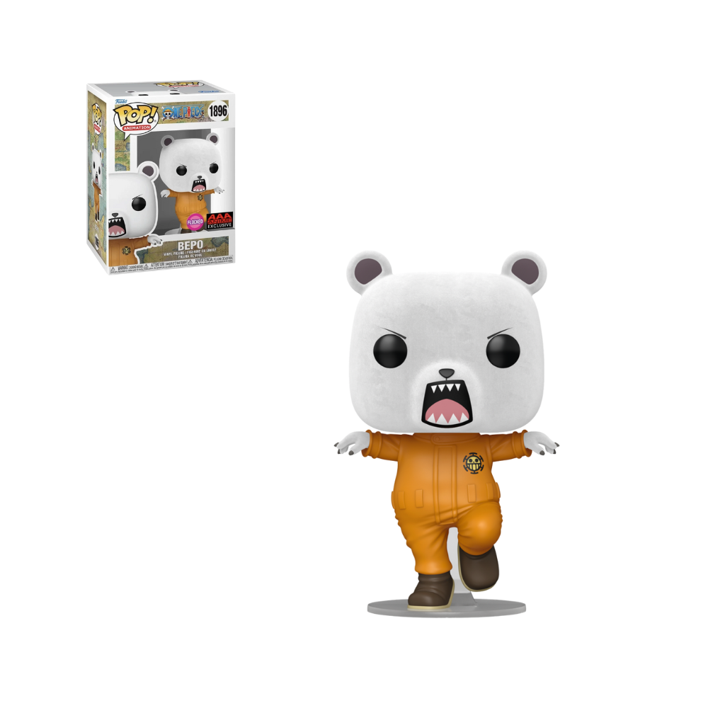 Funko Pop - One Piece - Bepo - Flocked Special Edition - AAA Exclusive ...